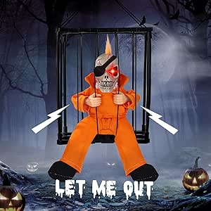 Amazon.com: XOYTN Screaming Animated Halloween Decoration，Animated ...