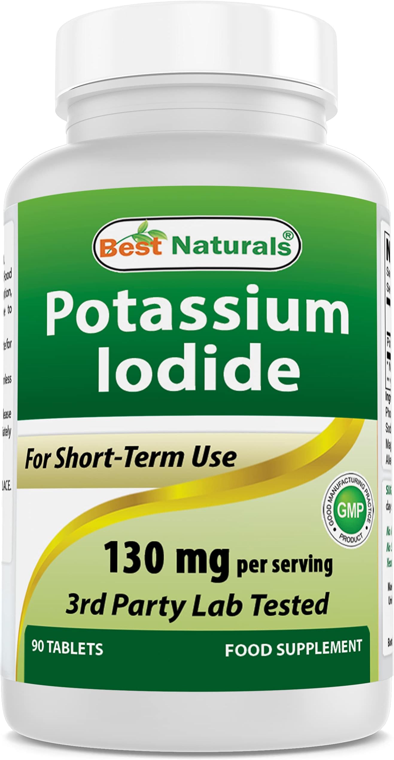 Amazon.com: Potassium Iodide Tablets 130 mg - KI Tablets- Potassium ...