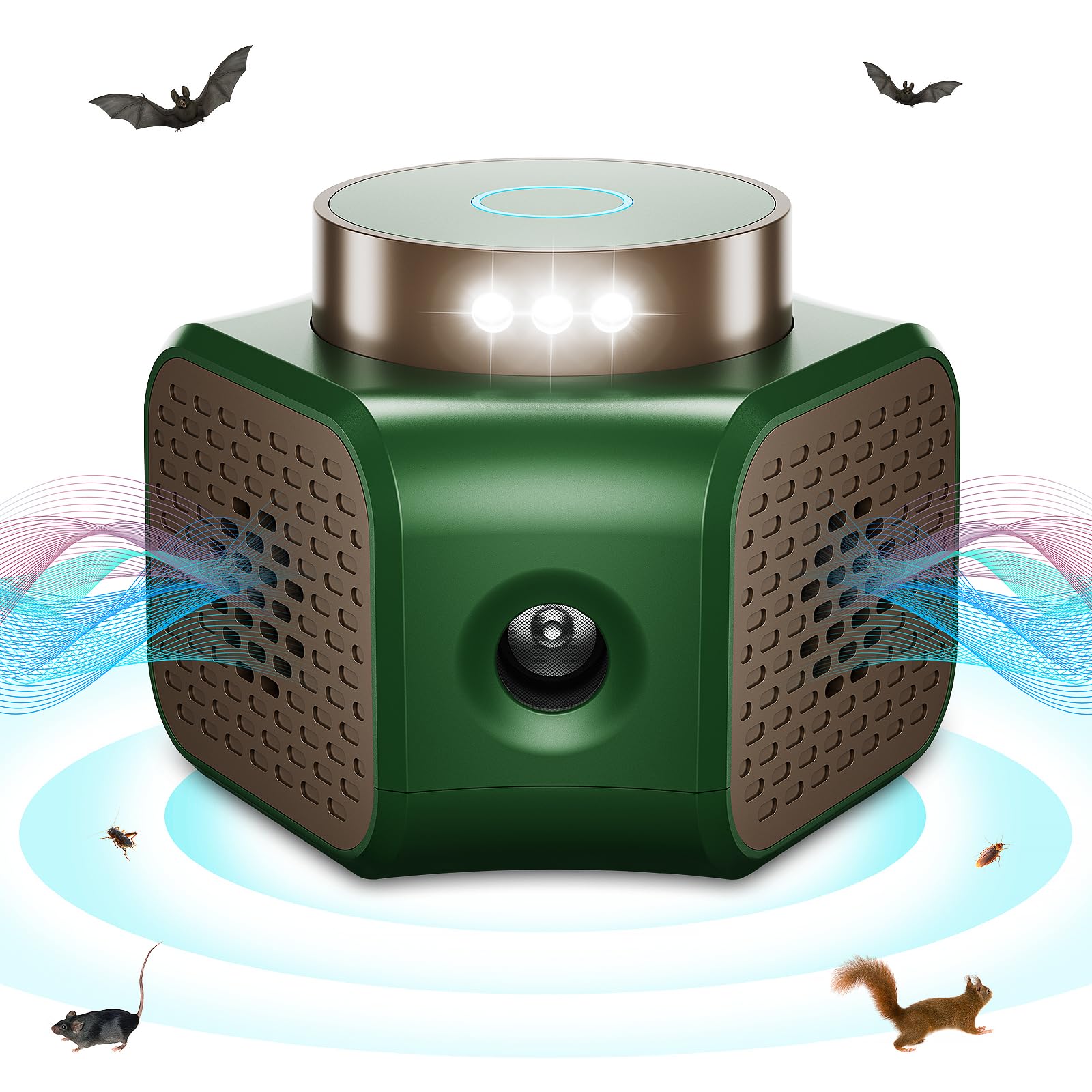 Amazon.com: Mice Repellent Indoor Qunifyed Rodent Repellent Ultrasonic ...
