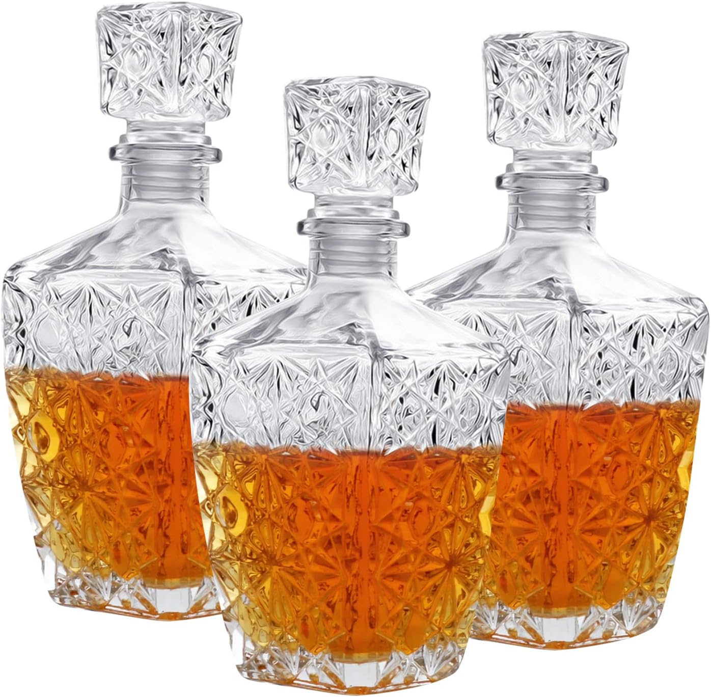 Amazon.com | Godinger Mini Whiskey Decanter Barware Set - Dublin ...