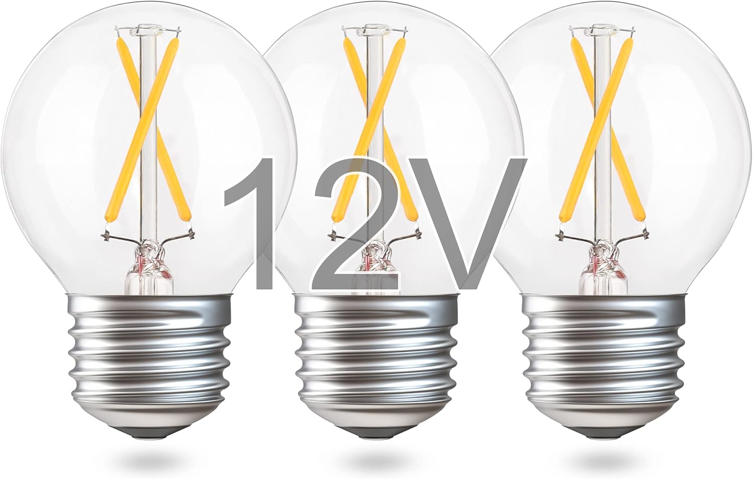 TOKCON 12 Volt Low Voltage LED Light Bulbs - Soft Warm 2700K 2W (Only ...