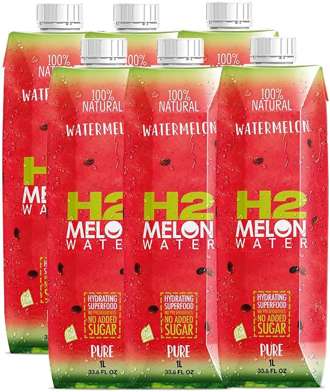 H2melon Watermelon Water, 1 Litre x 6 : Amazon.com.au: Grocery