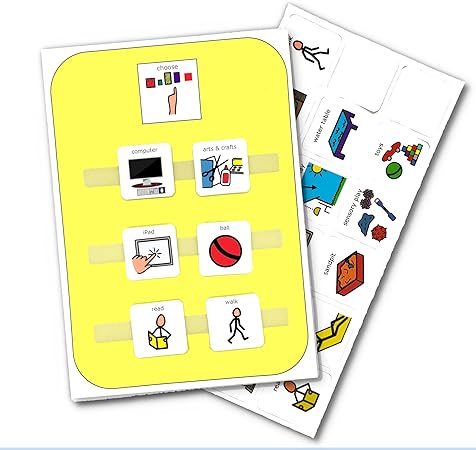 Activity Choice Board – Visual Cards Activity Choice compatible with ...