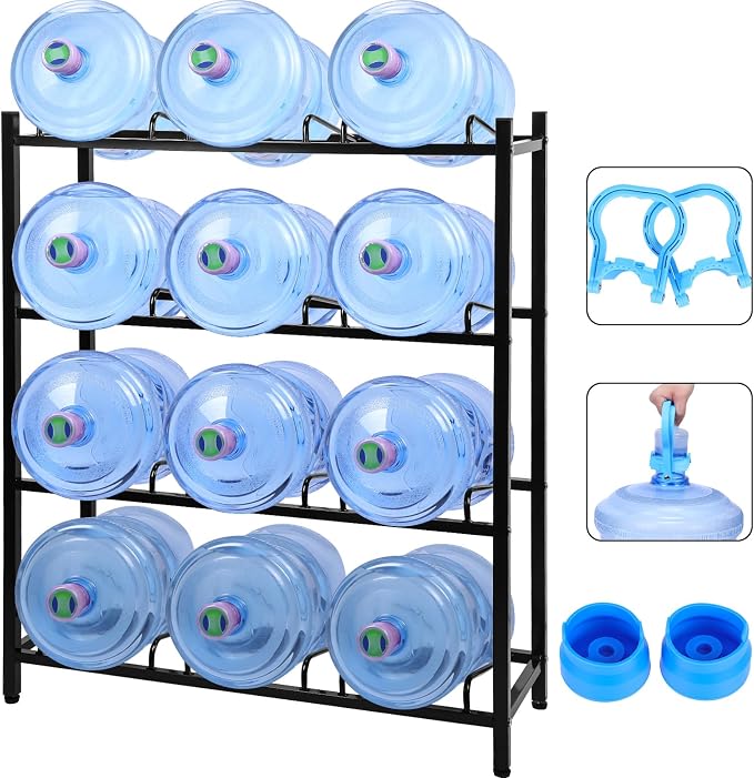 Amazon.com: Nuogo 5 Gallon Water Jug Rack 5 Gallon Water Jug Holder ...