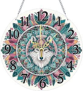 Amazon.com: DIY 5D Diamond Painting Clock Kits for Adults, Special ...