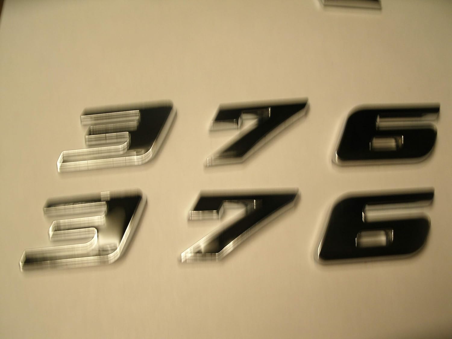 Amazon.com: 376 Engine ID emblems BLACK Pair cubic inch CI : Automotive