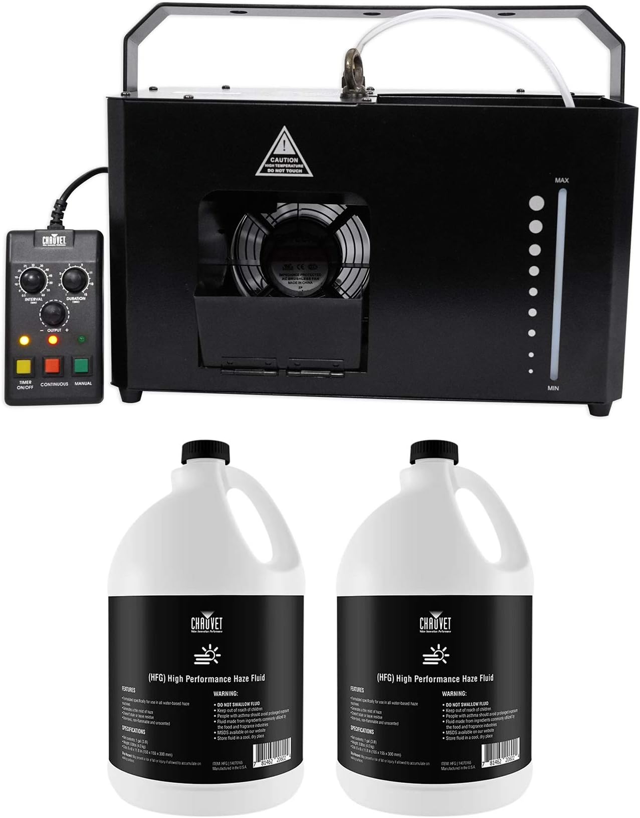 Amazon.com: Chauvet Hurricane Haze 4D DMX Water Based Haze Machine ...