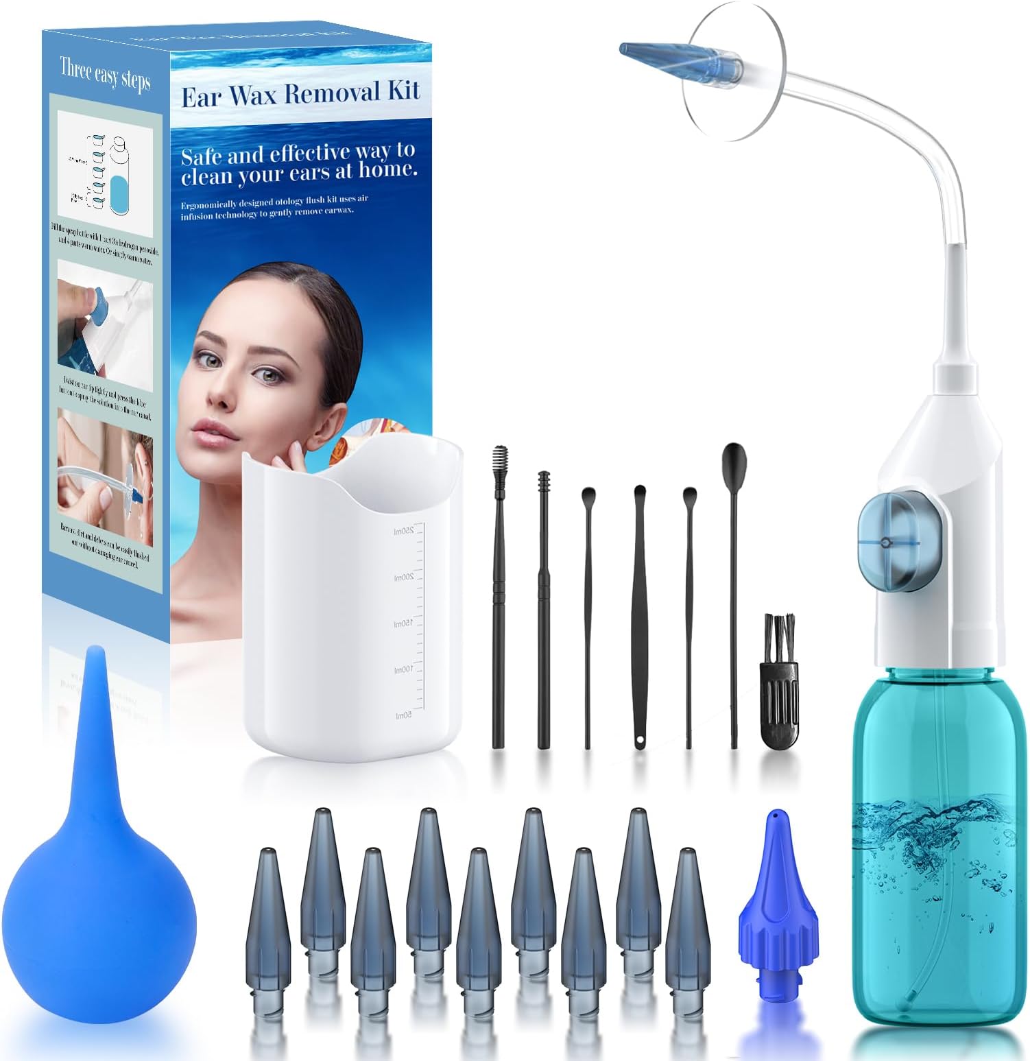 Amazon.com: Ear Syringe - Ear Wax Removal - Sucks Snot and Earwax ...