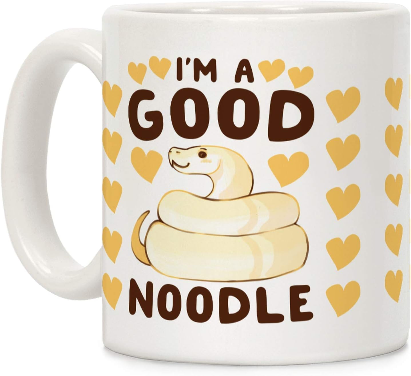 Amazon.com: LookHUMAN Snake Coffee Mug - Funny Coffee Mugs Adult Humor, Double-Sided Print ...