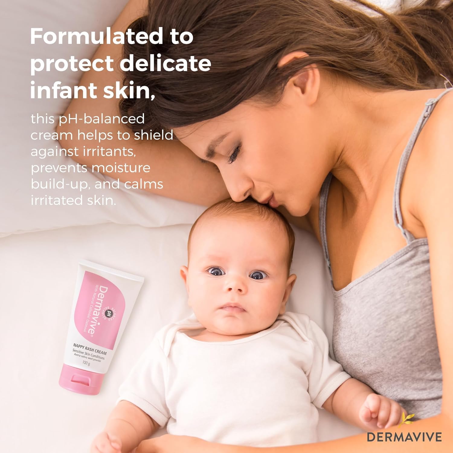 Buy Dermavive Diaper/Nappy Rash Cream, Soothing Diaper Rash Cream, Baby ...