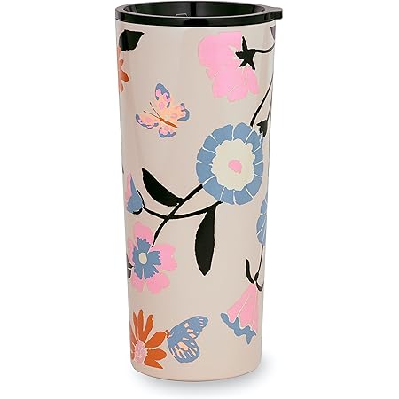 Kate Spade New York Stainless Steel Coffee Mug, 16 Ounce Double Wall ...