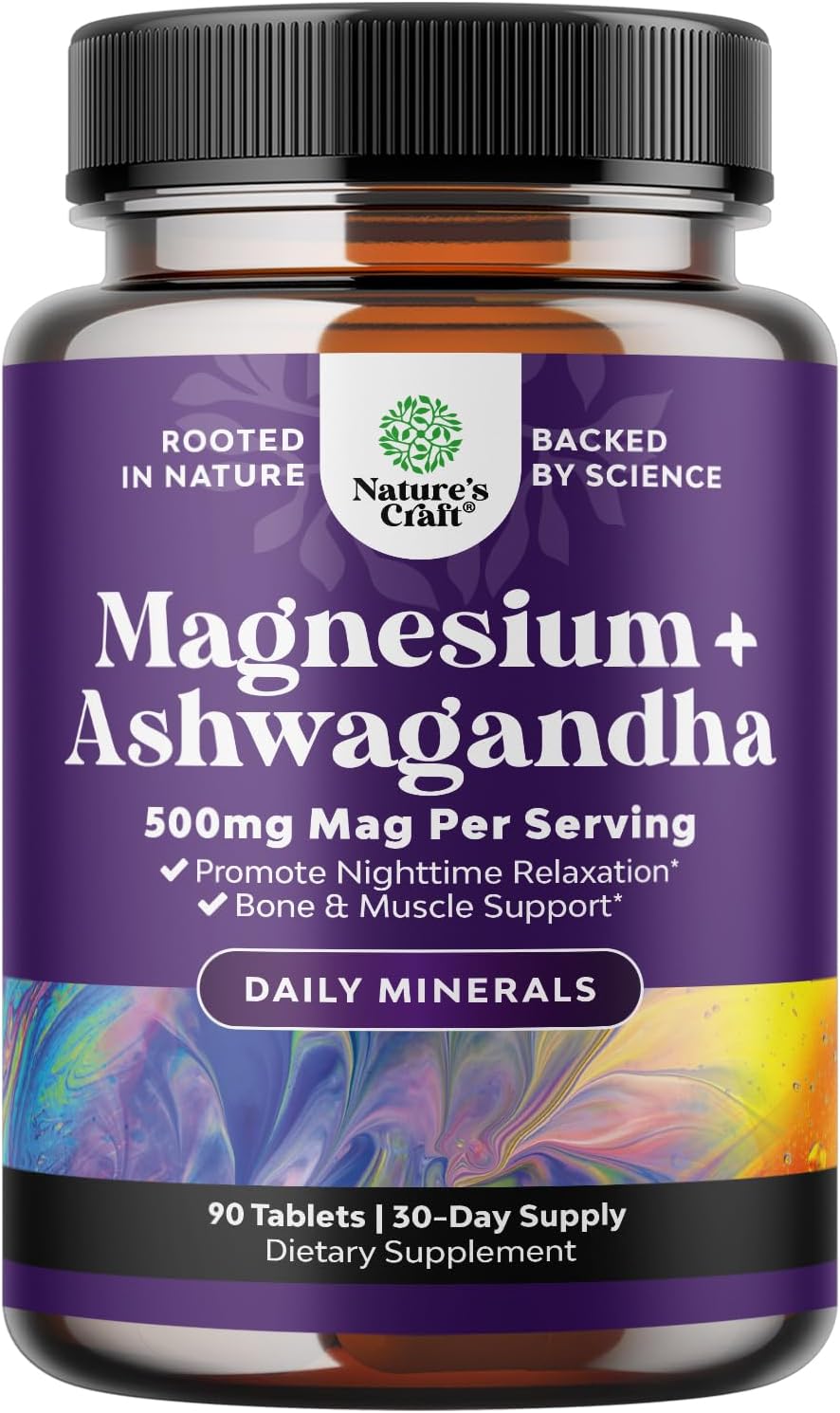 Amazon.com: Pure Calm Relaxing Magnesium Glycinate Supplement with ...