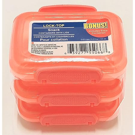 Amazon.com: Snack Containers Lock-Top: Home & Kitchen