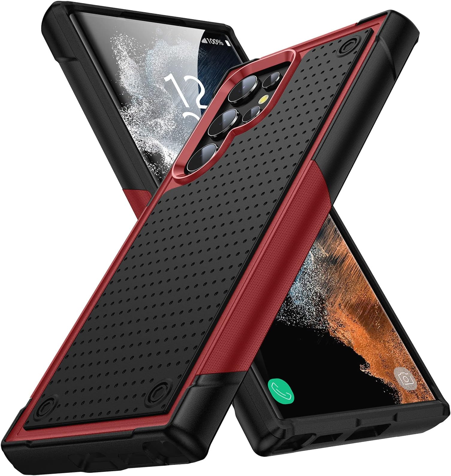 Amazon.com: Designed for Samsung Galaxy S24 Ultra Case 2 in 1 Gift ...