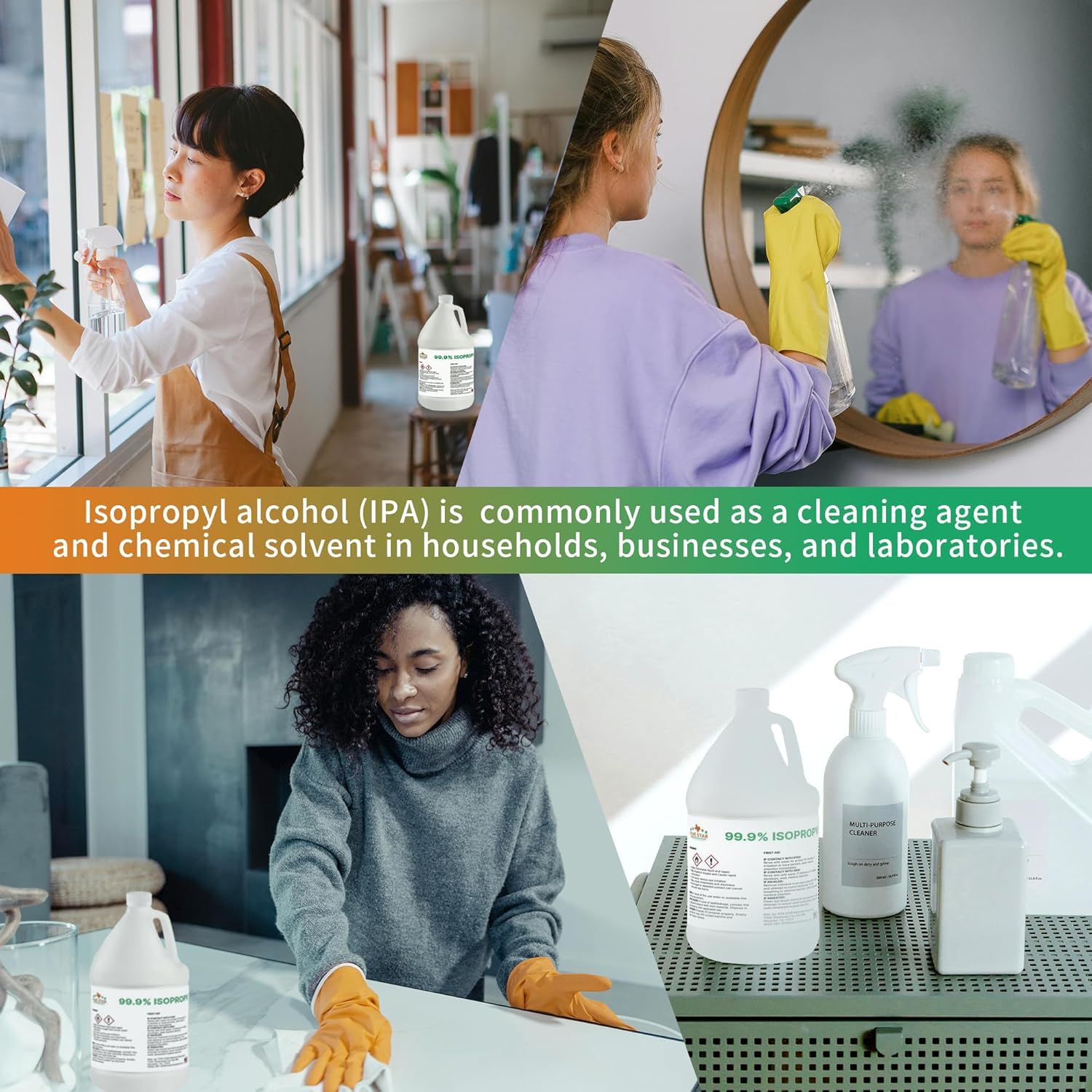 Snapklik.com : 99% Pure Isopropyl Alcohol, 99 Percent IPA 1 Gallon, USP ...