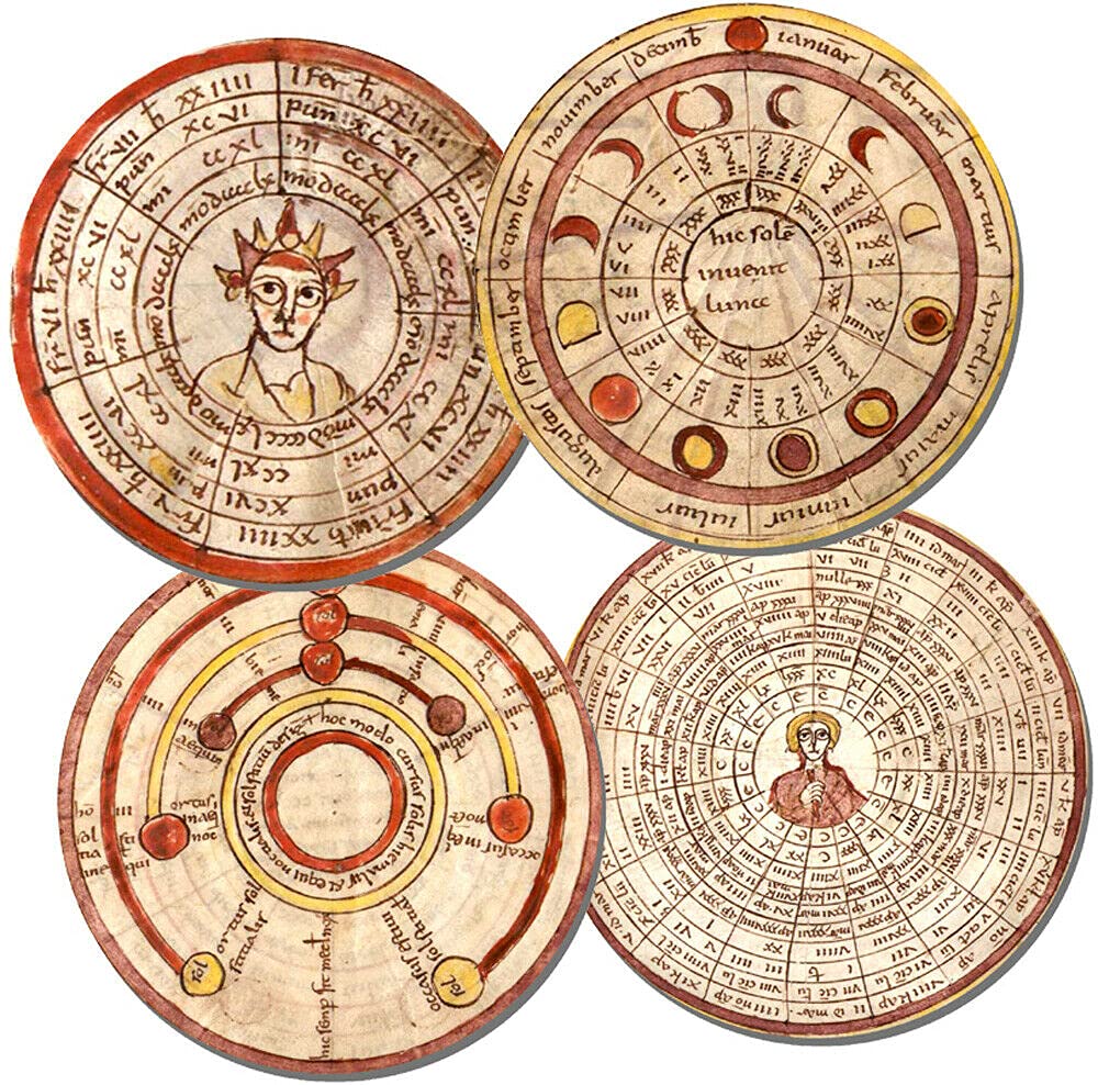 Metonic Cycle Moon Calendar 2025, Lunar Calendar 2025, Pagan Calendar