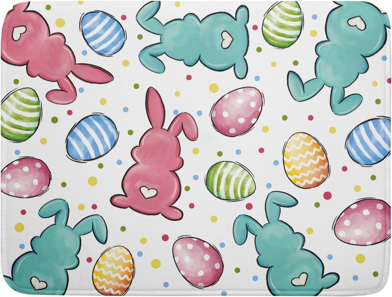 Amazon.com: Lvhompro Easter Dish Drying Mat for Kitchen Counter ...