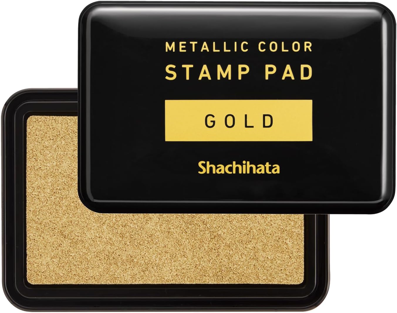 Amazon.com : Shachihata HPM-2-GO Metallic Color Stamp Pad Gold Stamp Stand : Office Products