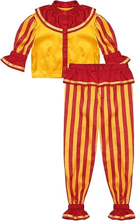 Amazon.com: iiniim Kids Sun Moon Clown Costume Clown Puppets Cosplay ...
