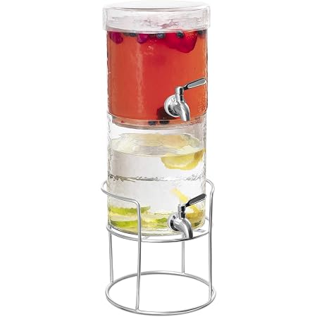 Amazon.com | BIRDROCK HOME 2 Gallon Stacking Beverage Dispenser with ...