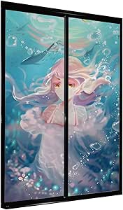 Amazon.com: Anime Window Privacy Film Cute Cartoon Frosted Privacy ...