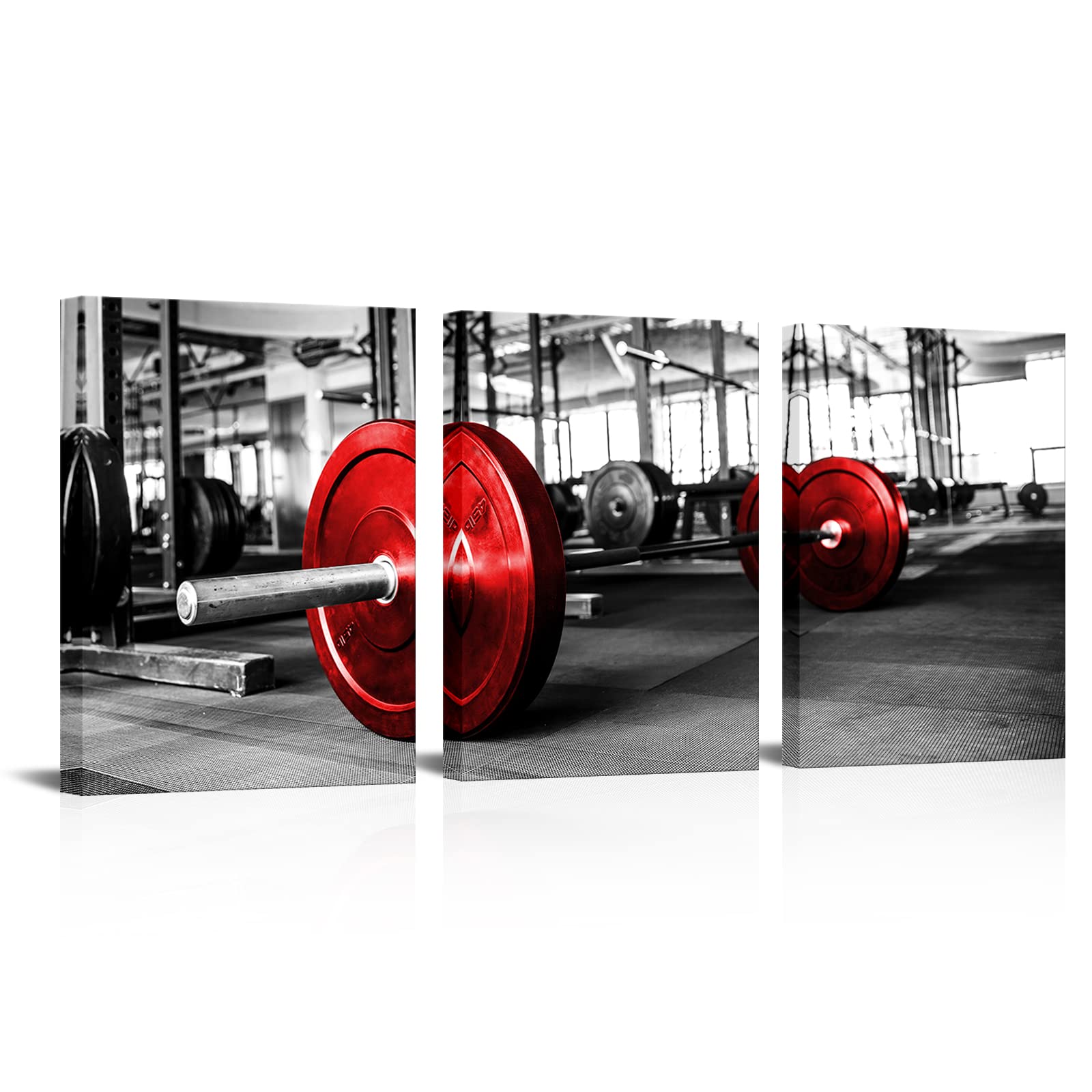 Amazon.com: Saypeacher Dumbbells Art Painting Fitness Bodybuilding Gym ...