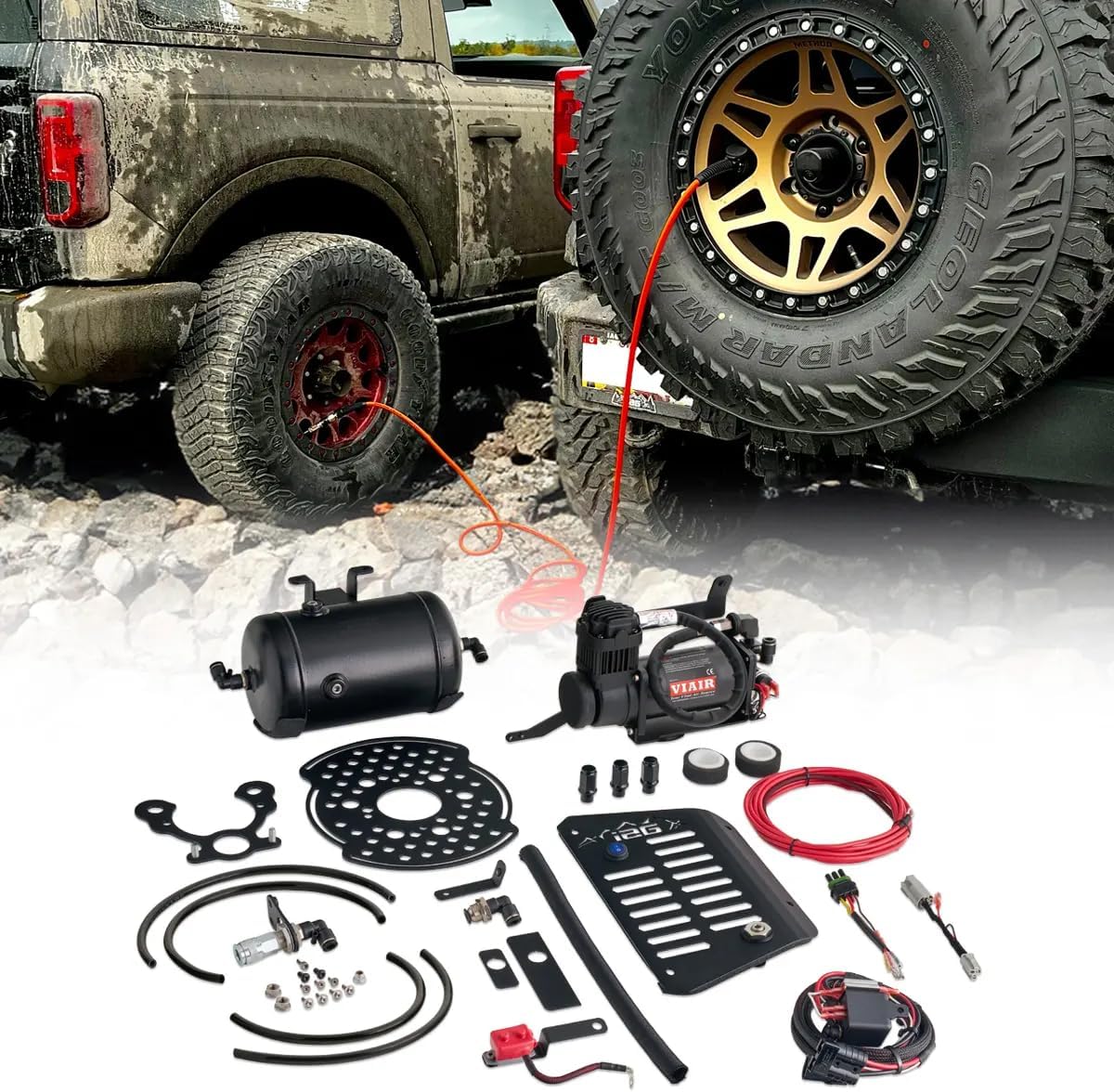 Amazon.com: IAG On Board Tailgate Air Compressor System for Ford Bronco ...