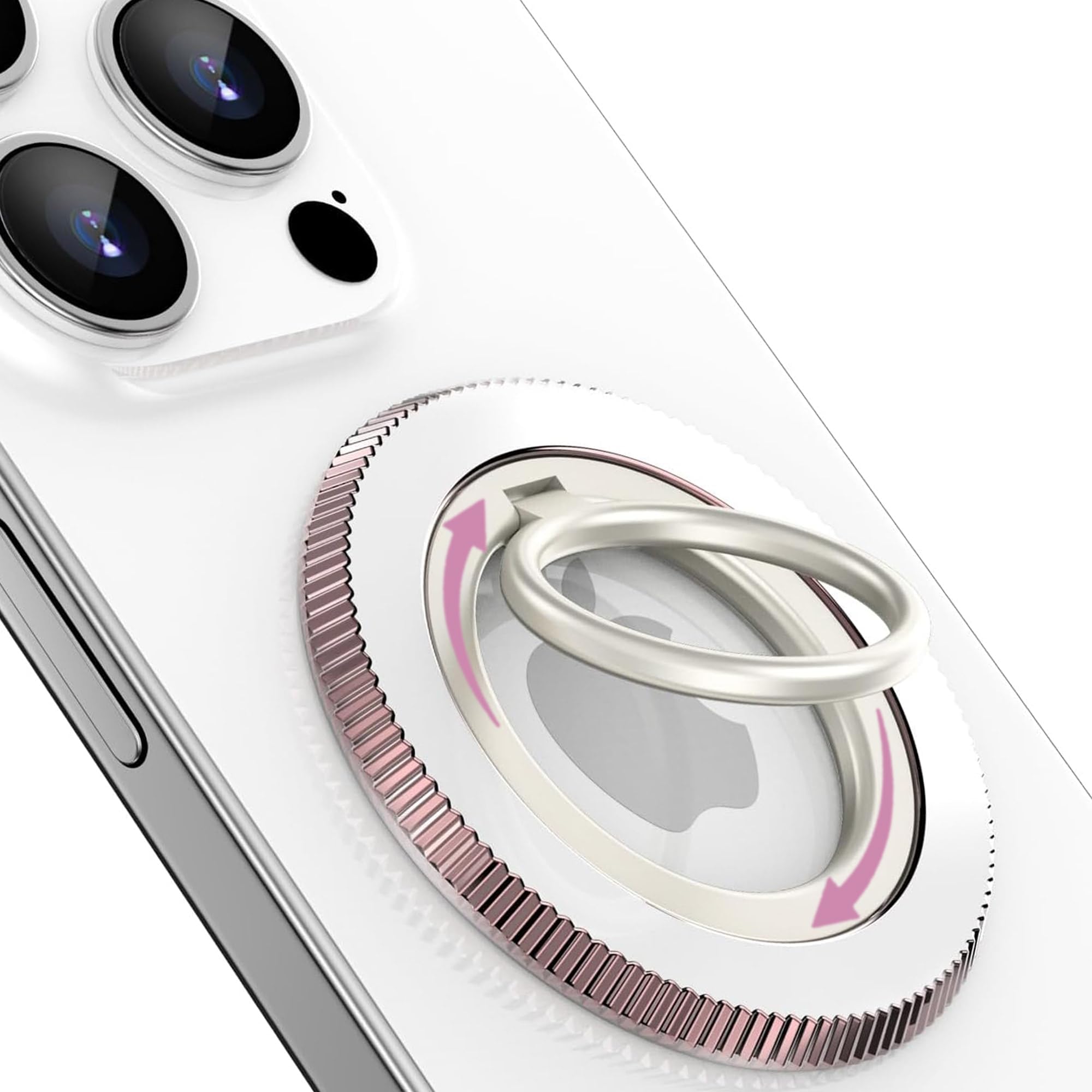 Amazon.com: NURMUN Magnetic Phone Ring Holder for iPhone Magnetic Phone ...