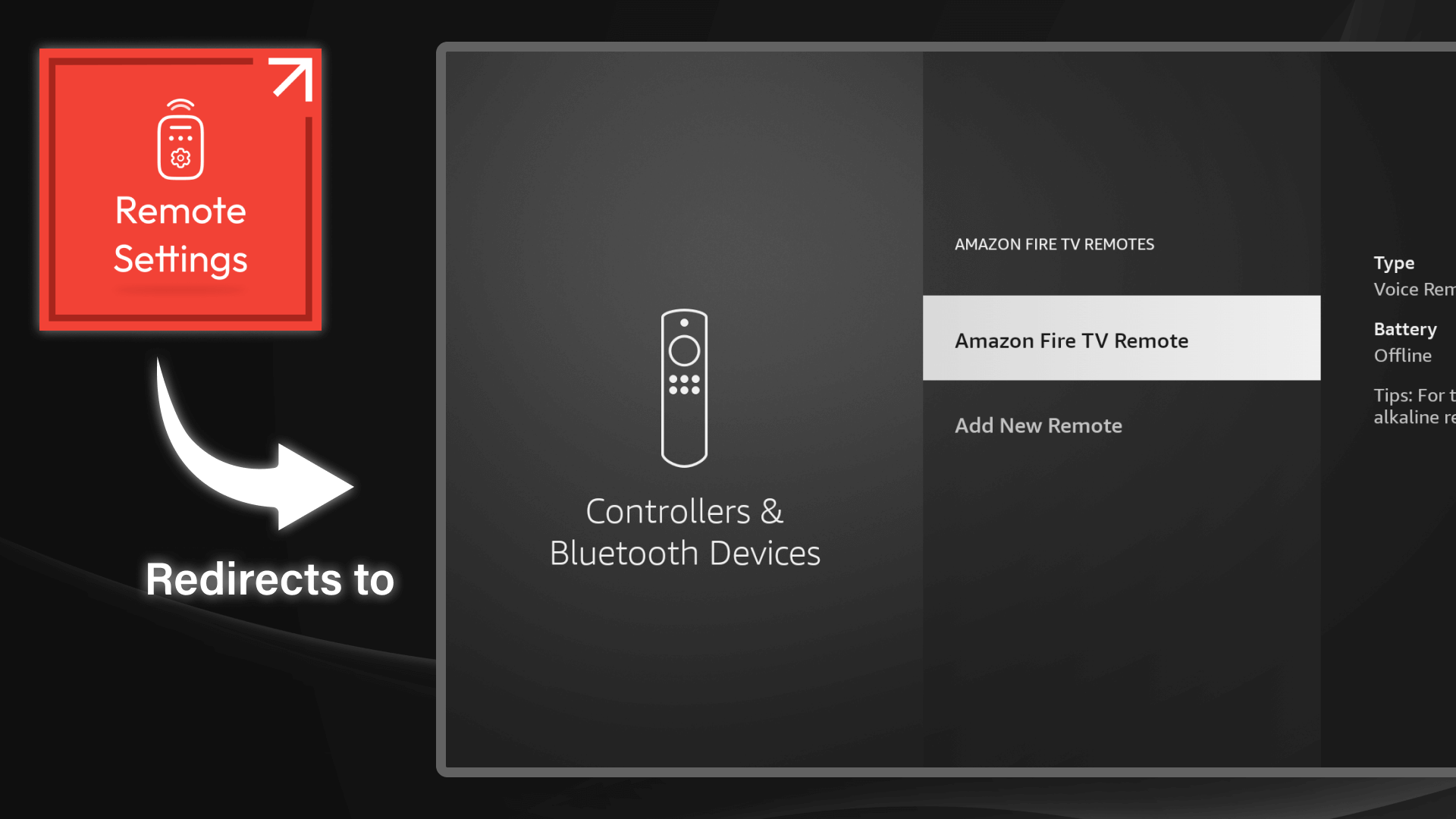 Remote Settings - One Click Shortcut to Instantly Open Fire TV Remote ...