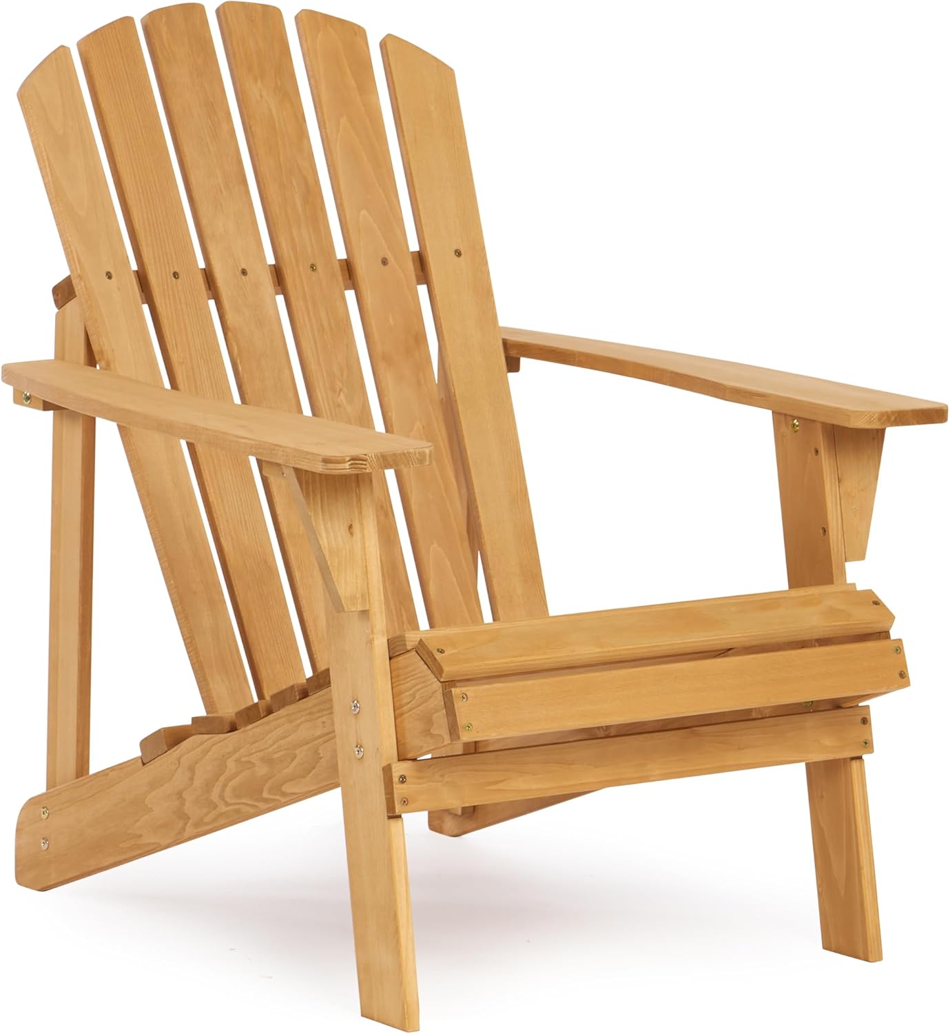 Amazon.com: Oversized Outdoor Wooden Adirondack Chair with Pre ...