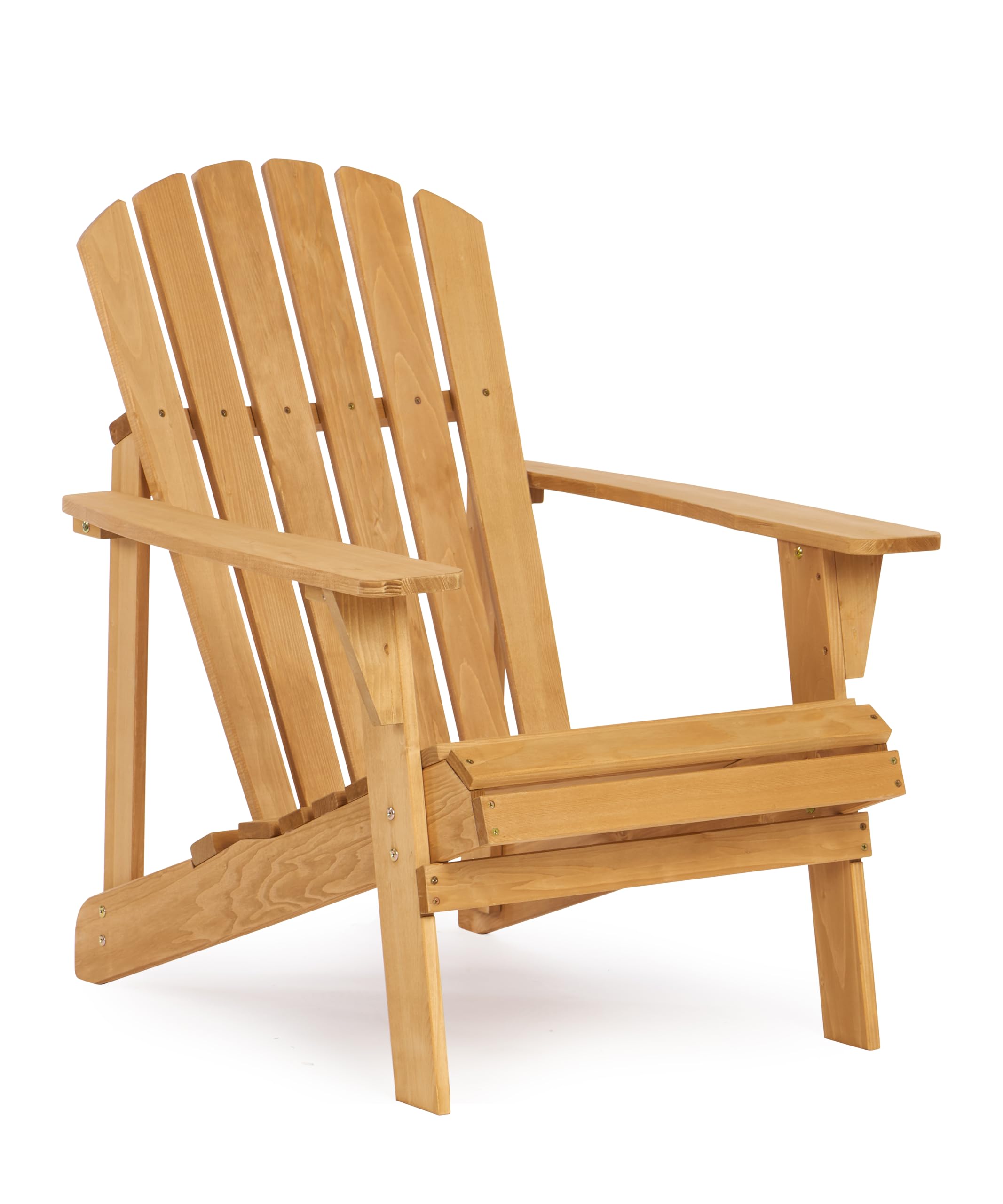 Amazon.com: Oversized Outdoor Wooden Adirondack Chair with Pre ...