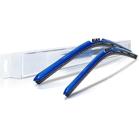 Amazon.com: Clix Wipers - Blue Carbon Fiber Automotive Wiper Blades ...