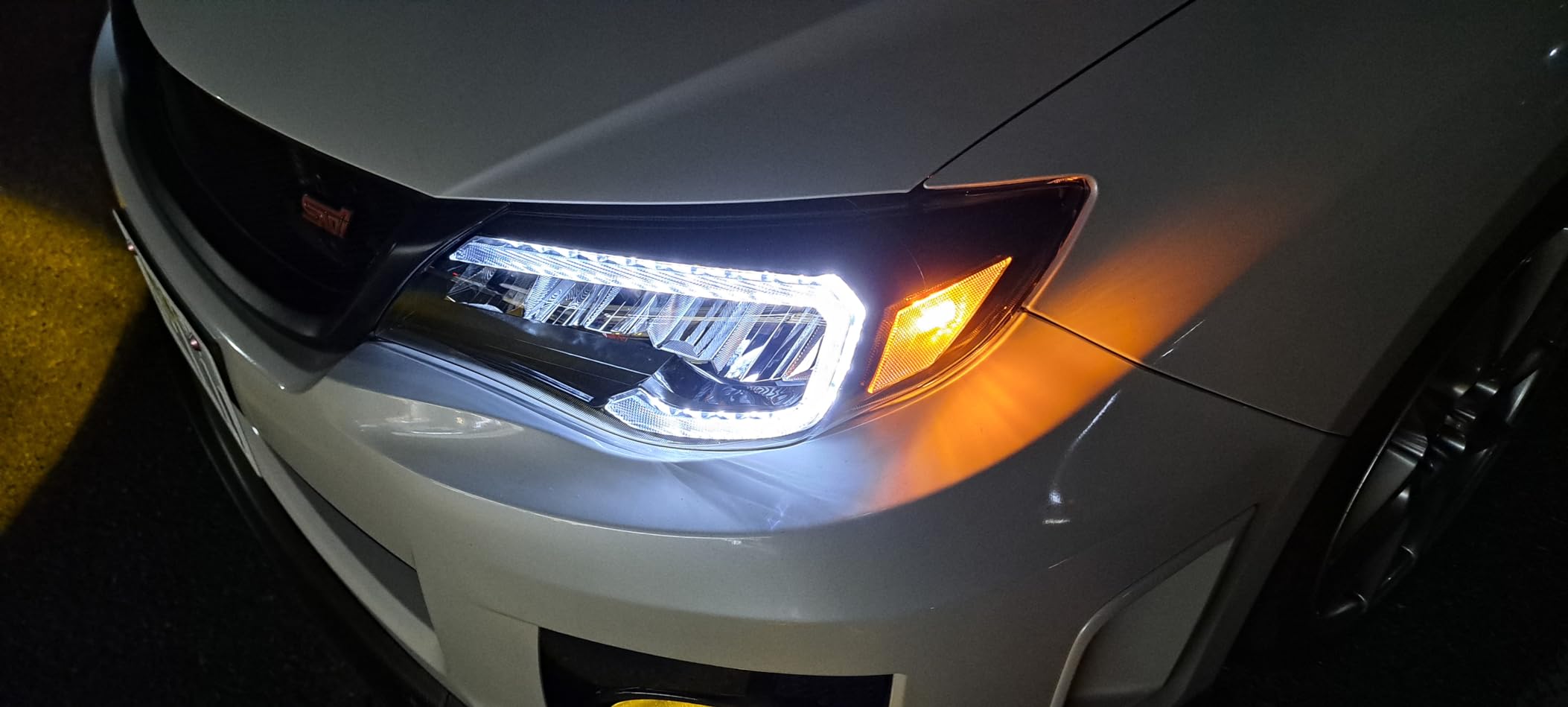 Amazon | YUANZHENGスバル インプレッサ WRX STI ヘッドライト スバル WRX STI 3代目 ヘッドライト GRB ...