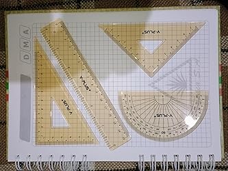 Amazon.com : Geometry Set for Students, Math Protractor Compass with ...