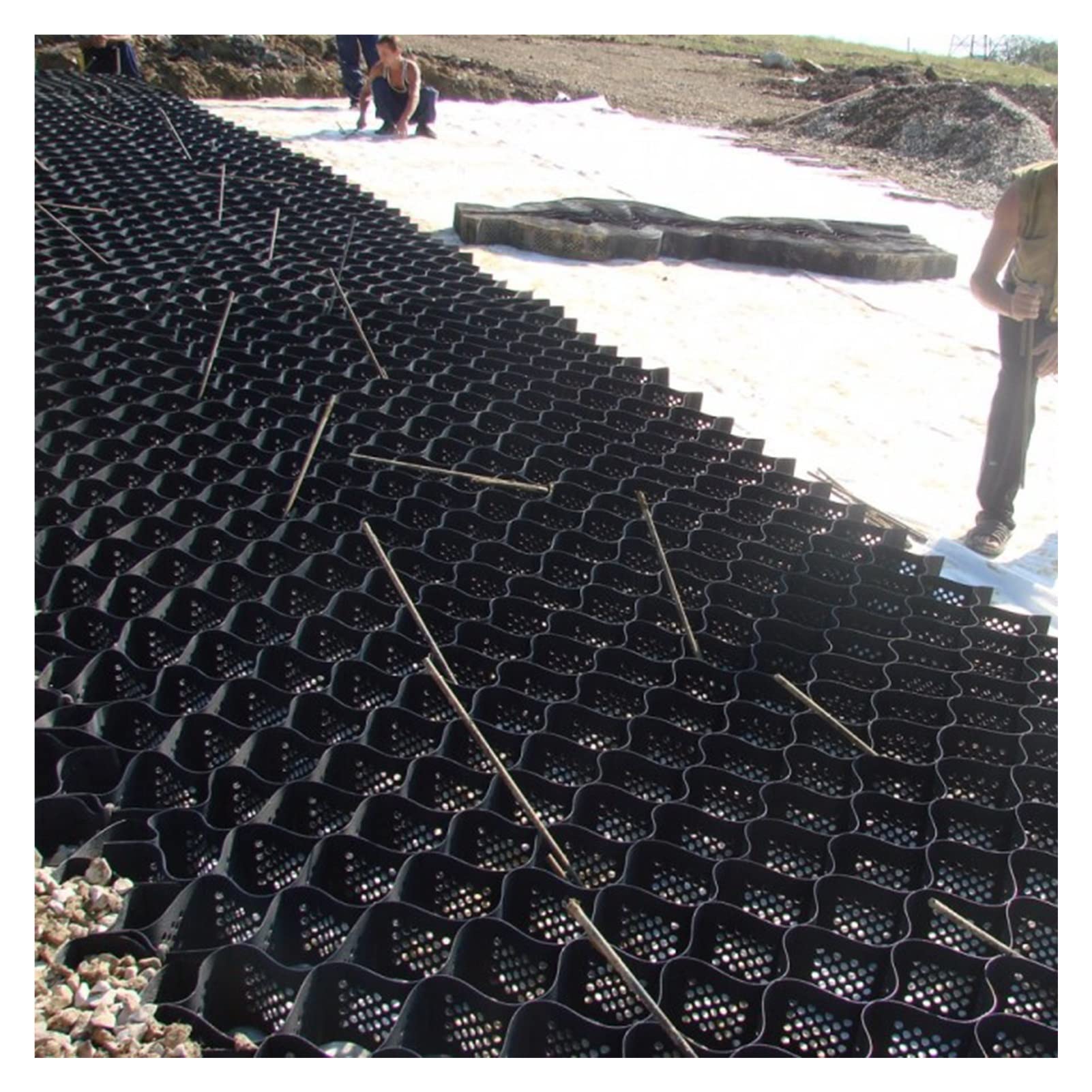 Buy Gravel Grid Soil Stabilizer, 2" Tall Permeable Paver System, Heavy ...