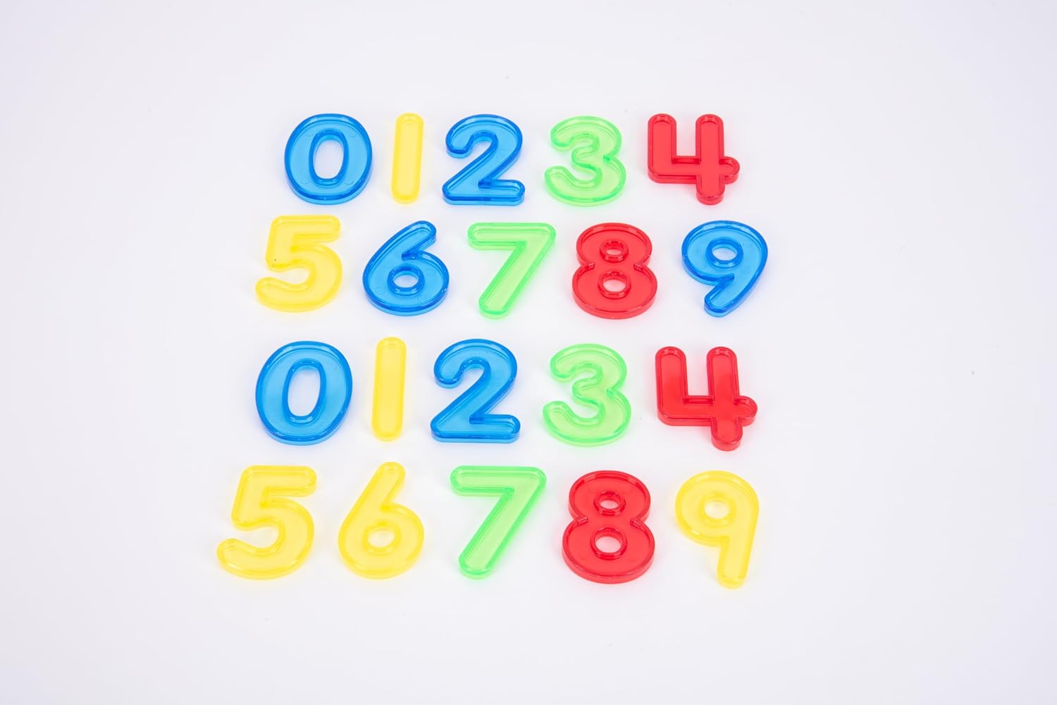 tickit Translucent Numbers – Colourful Acrylic Number Set for Kids ...