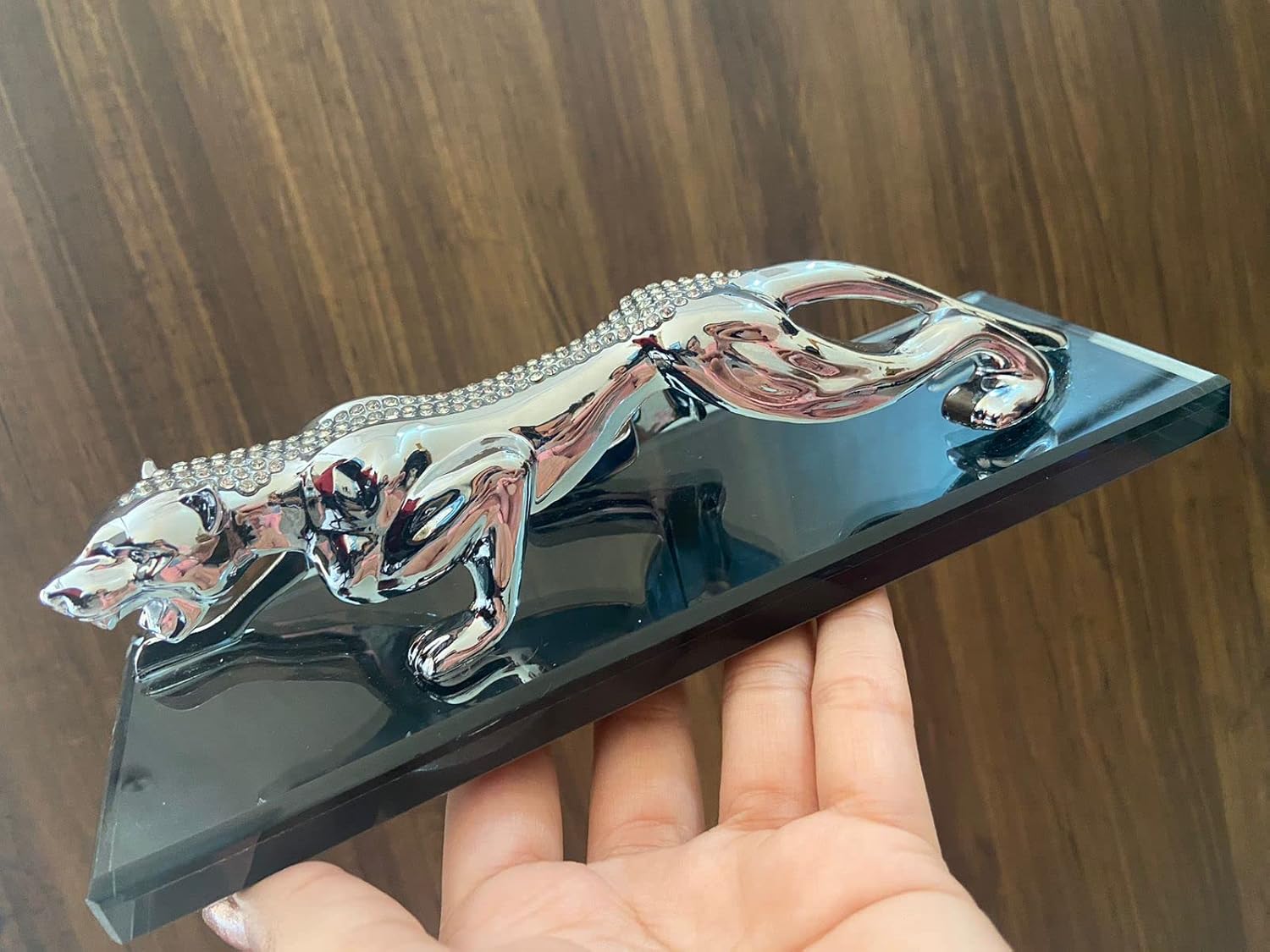 JMD GLOBAL SALES -Gold Plated Jaguar Statue 'Car Dashboard' Ornaments ...