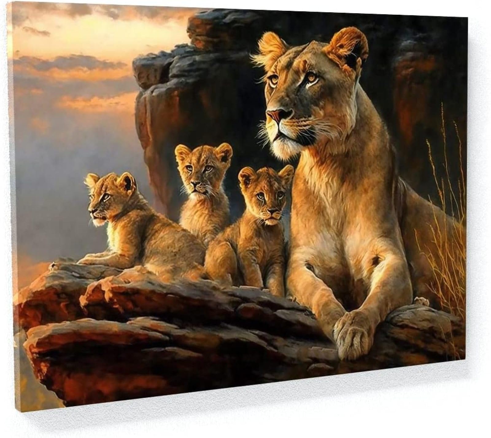 Lion Family Art