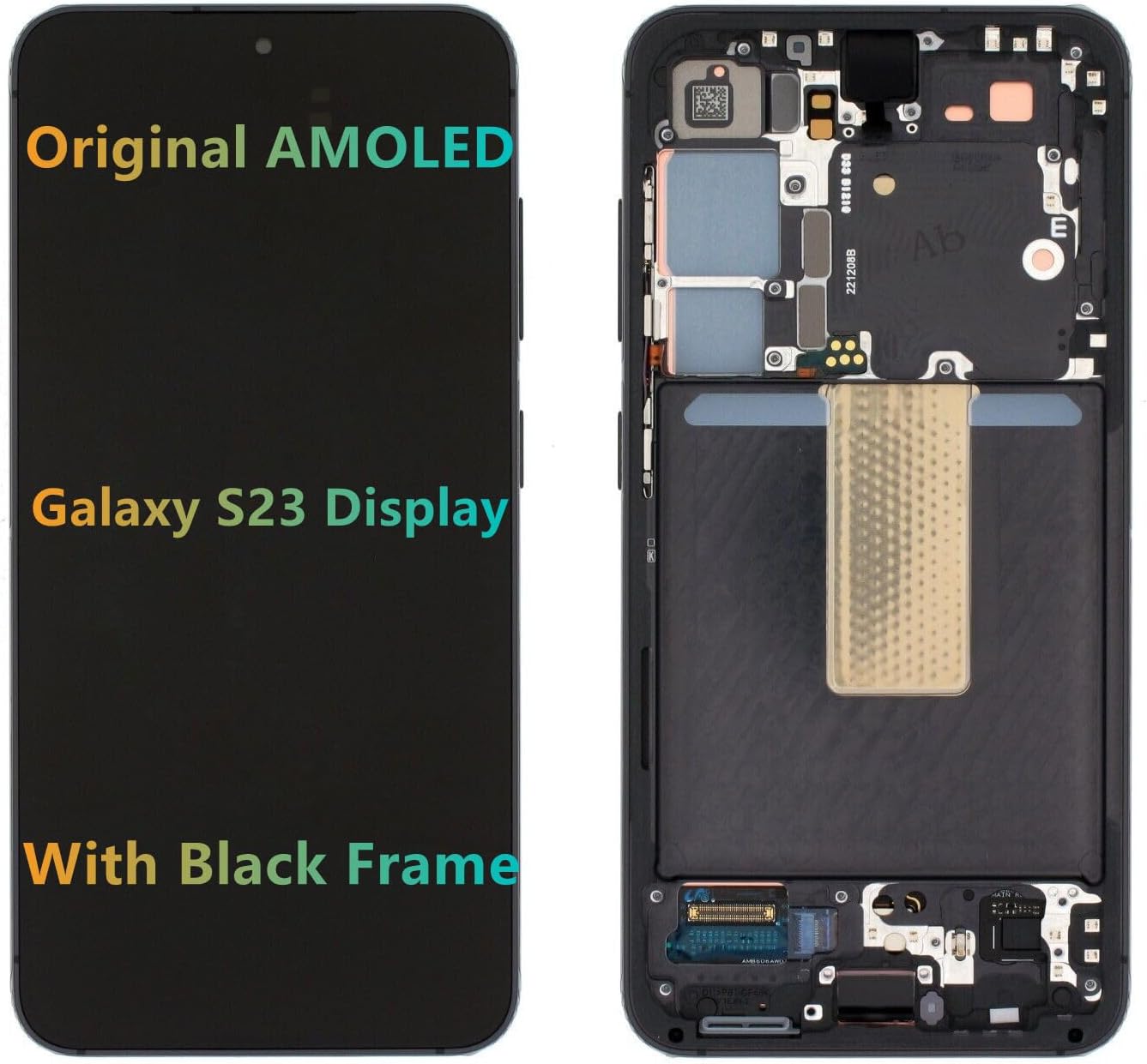 Amazon.com: 6.1" Original AMOLED for Samsung Galaxy S23 LCD Screen ...