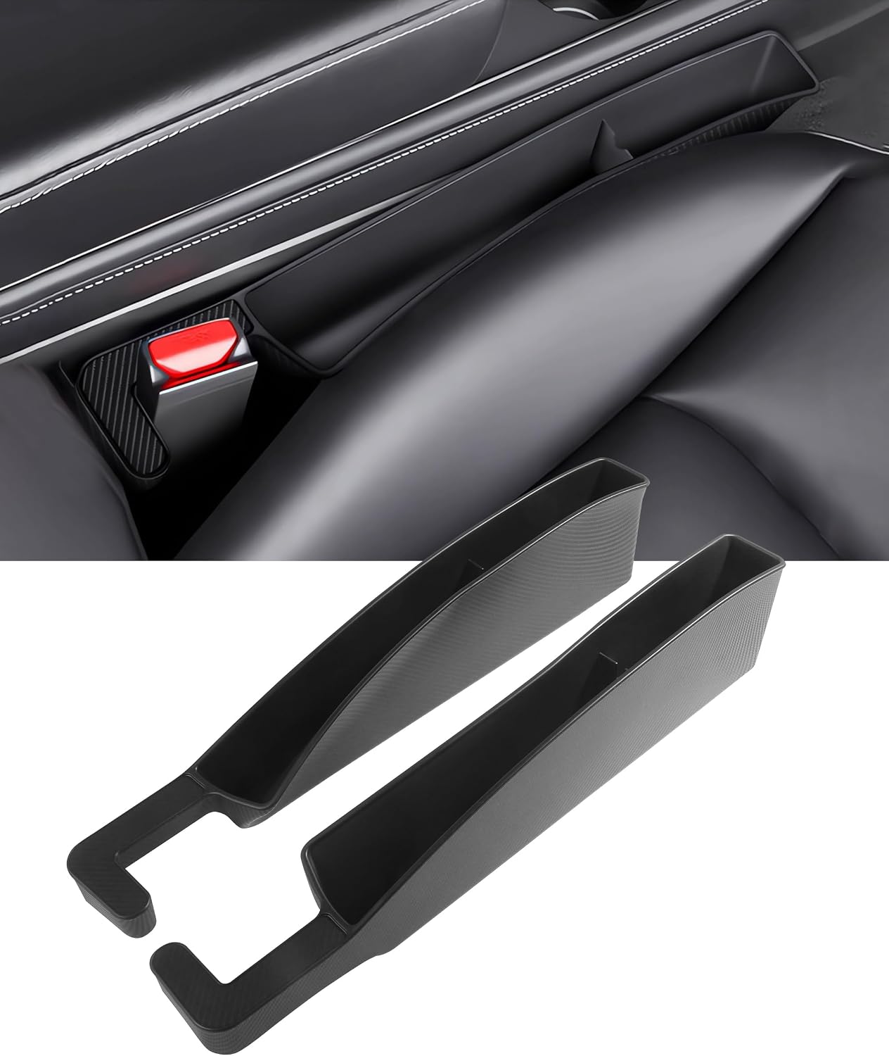 Amazon.com: SCUARI 2PCS Car Seat Gap Filler,Seat Gap Filler,Car ...