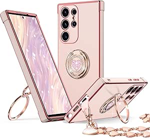 XYZ for Galaxy S25 Ultra Case with Stand, for Samsung Galaxy S25 Ultra Case with Double Ring ...