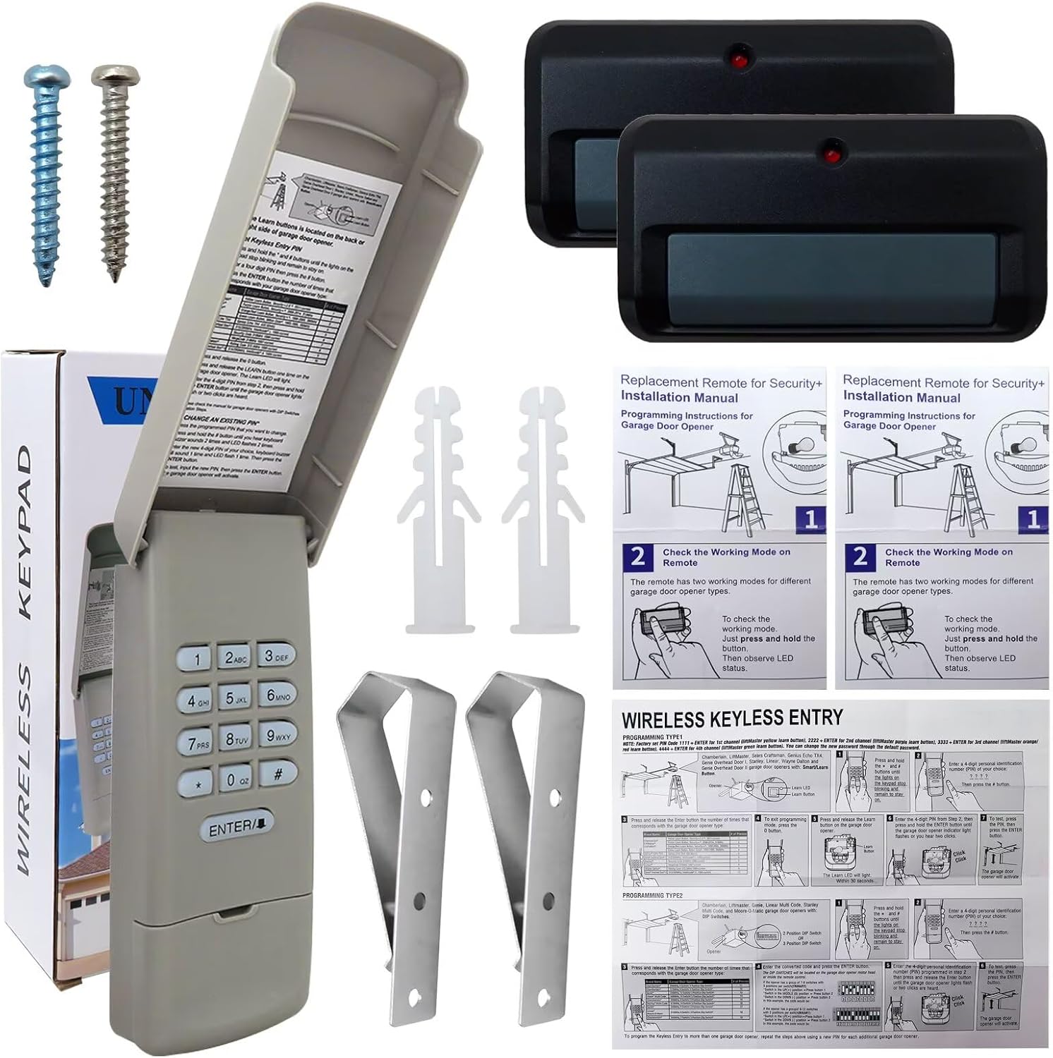 891lM Garage Door Opener Remote Adapted Opener Model For chamberlain ...