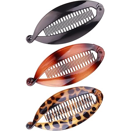 Amazon.com : Youme Banana Hair Clips Banana Clips Hair Banana Hair Clip for Thick Fine Curly ...