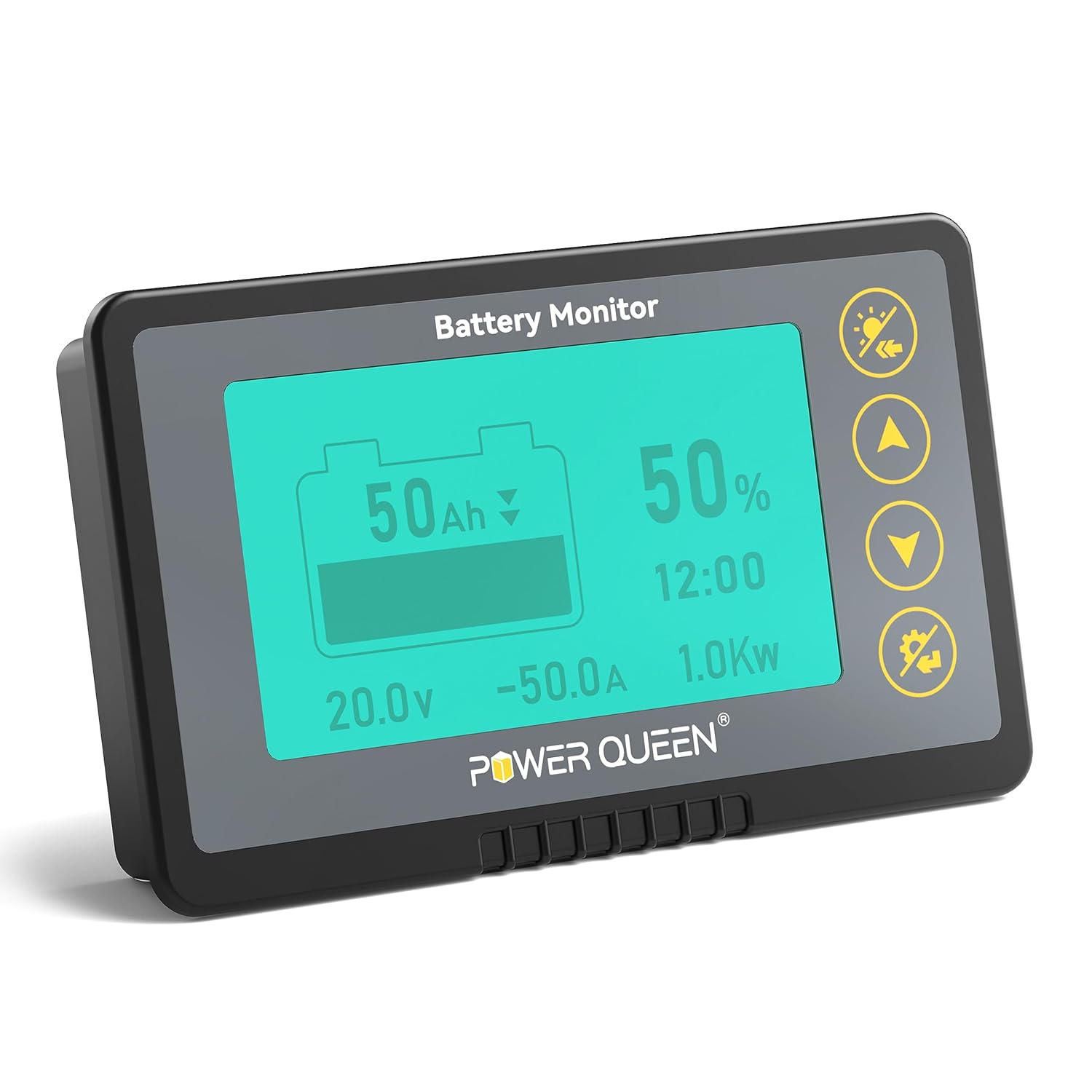 Amazon.com: Power Queen 500A Battery Monitor with Shunt | Programmable ...