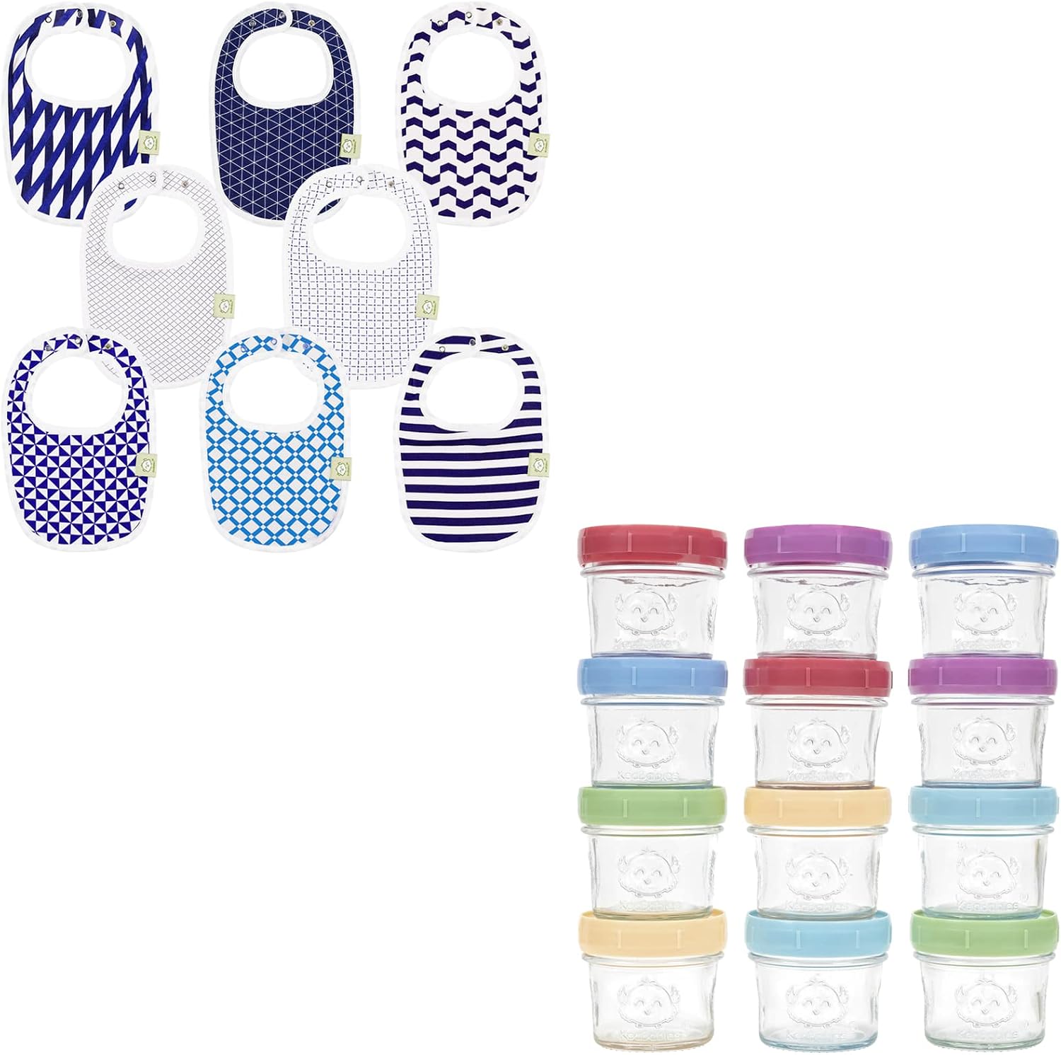 Amazon.com: KeaBabies Organic Baby Bibs for Boys & Girls And 12-Pack ...