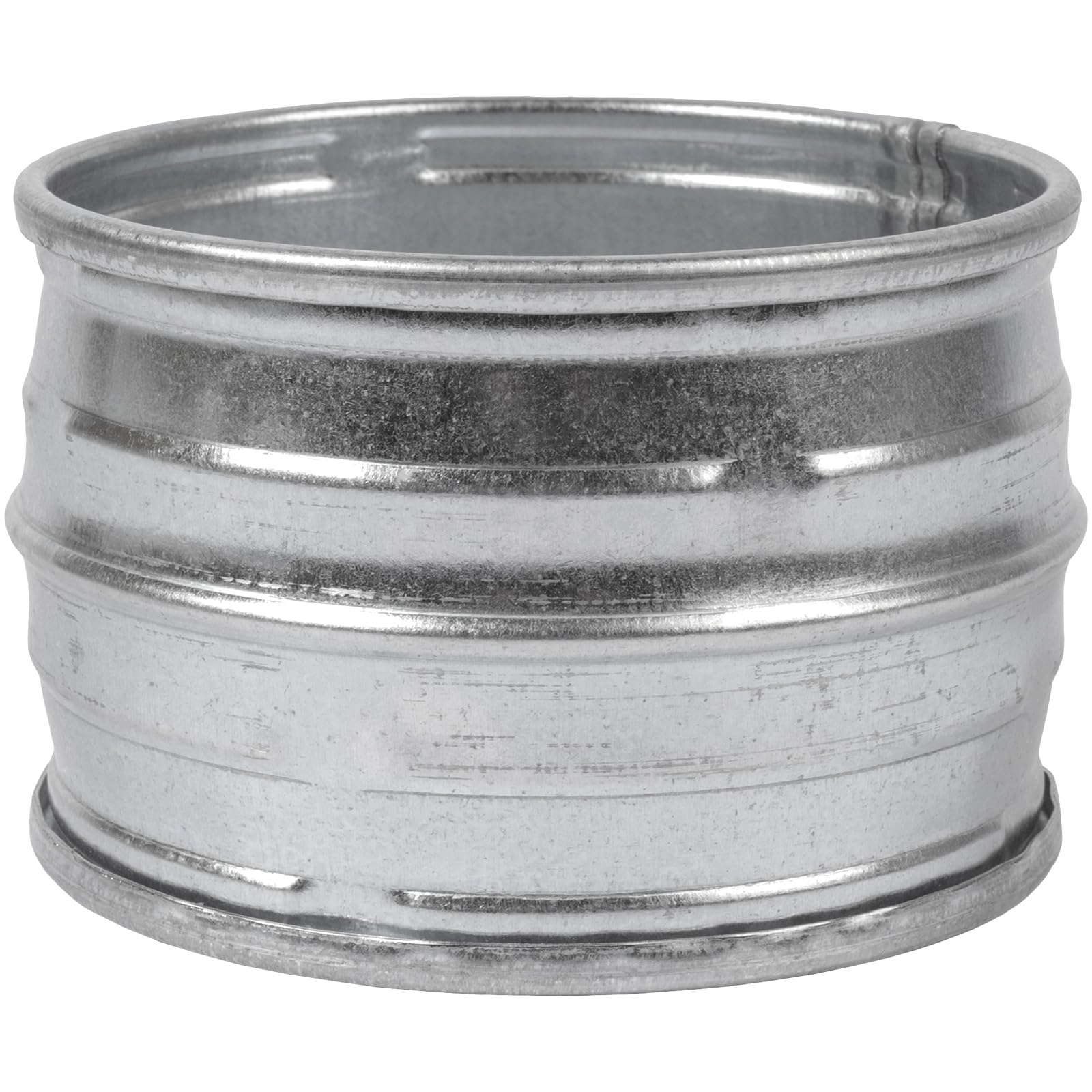 Snapklik.com : 4" Inch Galvanized Metal Vent Duct Connector - Round ...