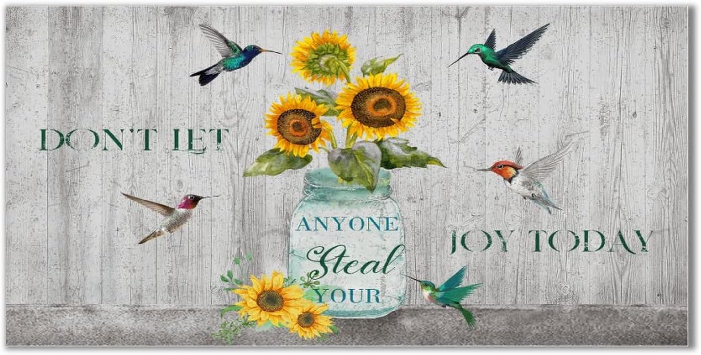 Amazon.com: Don't Let Anyone Steal Your Joy Today Wooden Signs ...