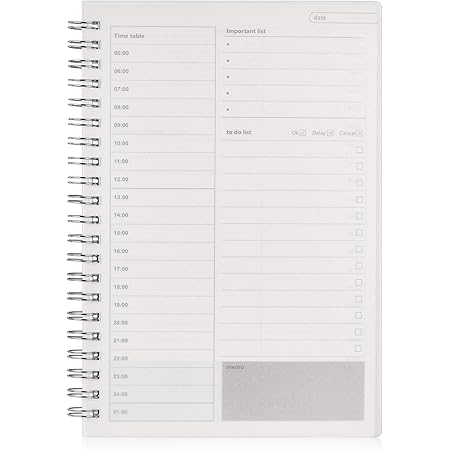 Amazon.com : 24 Hour Daily Planner - Daily To Do List for Work ...
