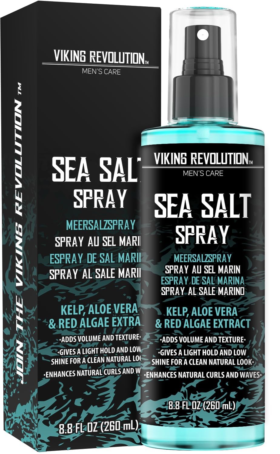 Amazon.com : Viking Revolution Sea Salt Spray for Hair Men - Hair ...