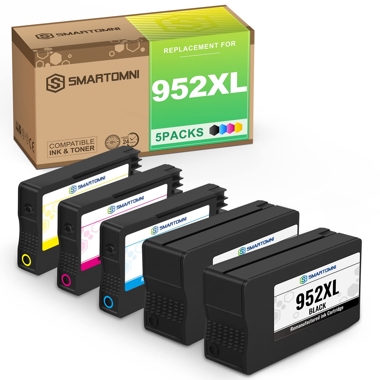 952XL Remanufactured Ink Cartridges High-Yield for hp 952XL 952 Ink ...